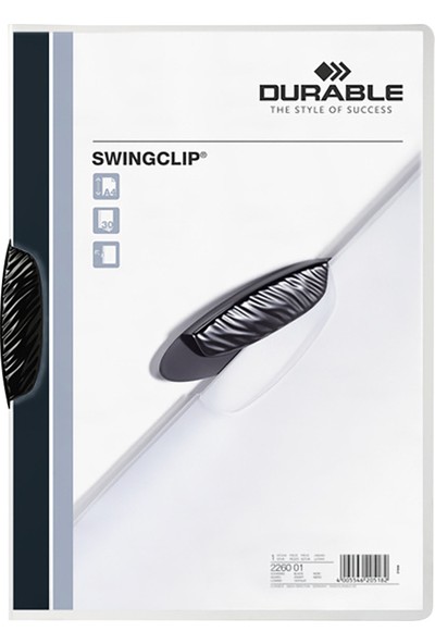 DURABLE SWINGCLIP 30 SF. Kapasiteli - Siyah