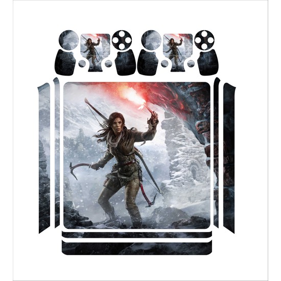 StickerMarket PS4 Slim Tomb Raider Sticker Seti Fiyatı