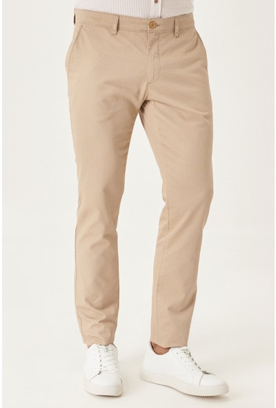 AC&Co / Altınyıldız Classics Kanvas Slim Fit Dar Kesim Yan Cep %100 Koton Chino Pantolon AC&Co / Altınyıldız Classics Kanvas Slim Fit Dar Kesim Yan Cep %100 Koton Chino Pantolon