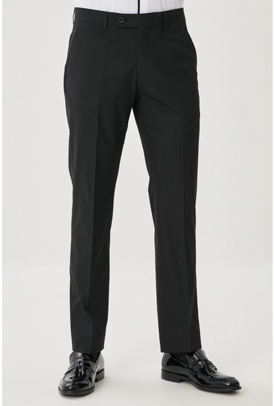 Altınyıldız Classics Erkek Siyah Regular Fit Klasik Pantolon Altınyıldız Classics Erkek Siyah Regular Fit Klasik Pantolon