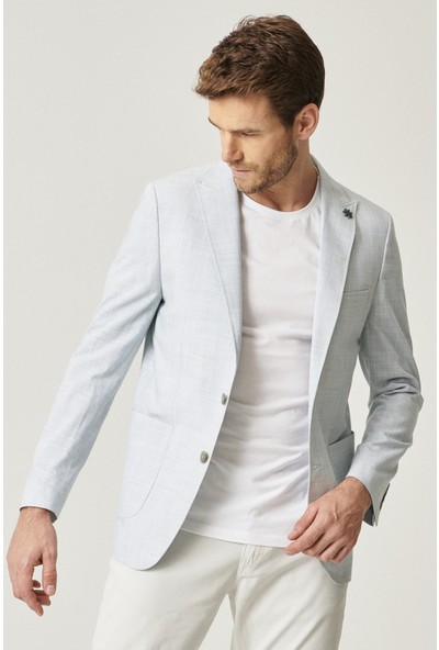 Altınyıldız Classics Slim Fit Desenli Ceket