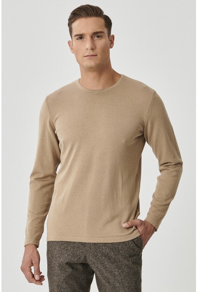 ALTINYILDIZ CLASSICS Standart Fit Bisiklet Yaka Düz Triko Kazak