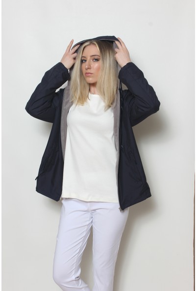 Kadın Içi Polar Mont Lacivert