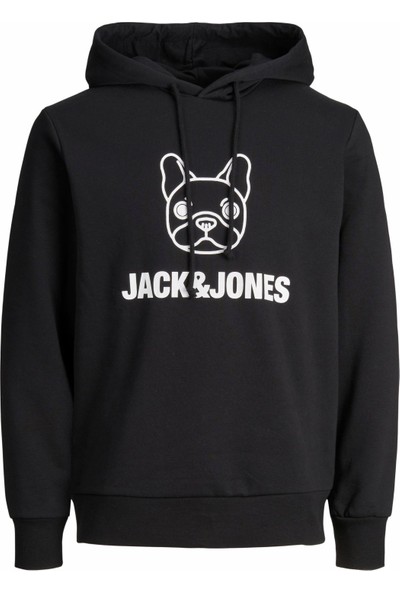 Jack & Jones Erkek Black Sweatshirt
