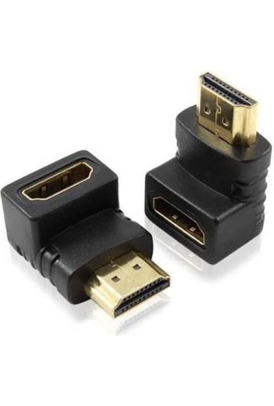 Aldım Geldi HDMI To HDMI Dirsek 90 Açılı Çevirici Uzatma Dönüştürücü Adaptör Aldım Geldi HDMI To HDMI Dirsek 90 Açılı Çevirici Uzatma Dönüştürücü Adaptör