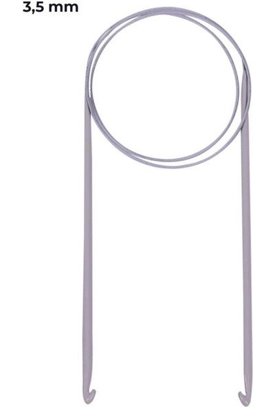 Sultan Çelik Telli Misinalı Tığ 80 cm 3,5 mm