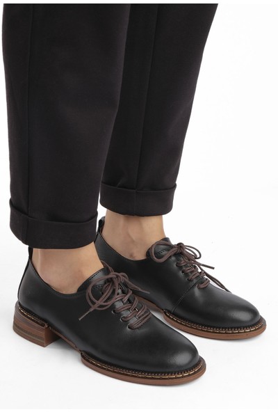 Marjin Kadın Oxford Ayakkabı Bağcıklı Maskülen Günlük Ayakkabı Balbo Marjin Kadın Oxford Ayakkabı Bağcıklı Maskülen Günlük Ayakkabı Balbo