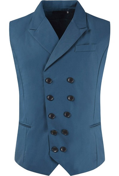 HomeMiyn Erkek Günlük Kruvaze Takım Elbise Yelek (Yurt Dışından) HomeMiyn Erkek Günlük Kruvaze Takım Elbise Yelek (Yurt Dışından)