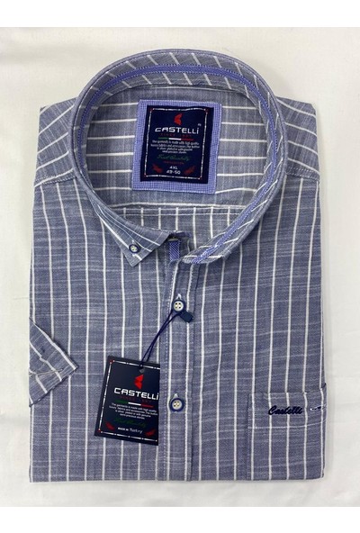 Castelli Büyük Beden Erkek Trend Gömlek Castelli Büyük Beden Erkek Trend Gömlek