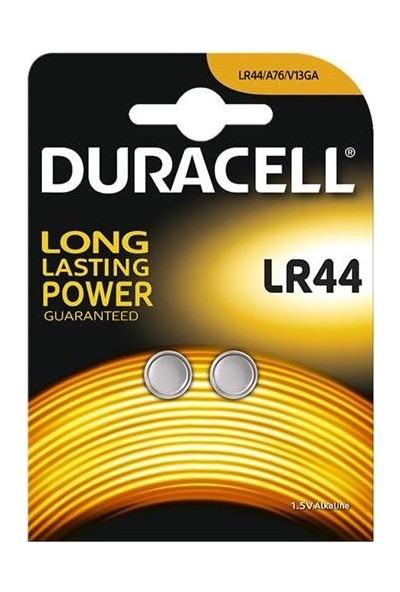 Bernam Duracell LR44 1.5V Düğme Pil 2'li Paket 661032