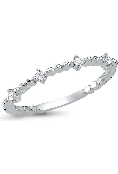 Luziana Pırlanta 0,06 Karat Tasarım Pırlanta Yüzük