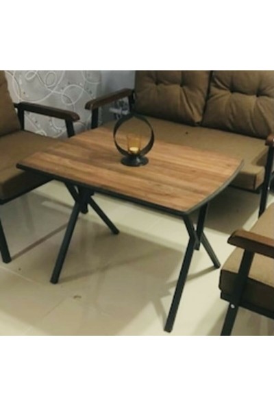 Mobilyamspot Ceviz Tabla x Ayak Sehpa 60*90 cm