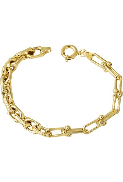 Bilezikci Tiffany Halka Zincir Altın Bileklik Bilezikci Tiffany Halka Zincir Altın Bileklik