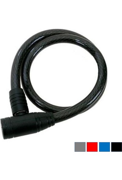 Anahtarlı Bisiklet Kilidi 12X800MM Halat KLT-104 Anahtarlı Bisiklet Kilidi 12X800MM Halat KLT-104