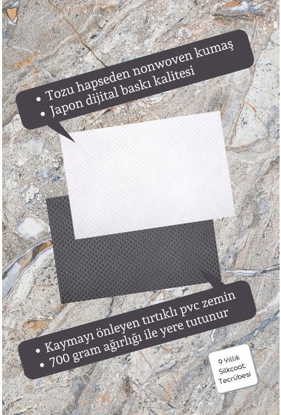 Silkcoat Home Iç ve Dış Mekan Turuncu Kapı Önü Paspası Modern Desen Paspas