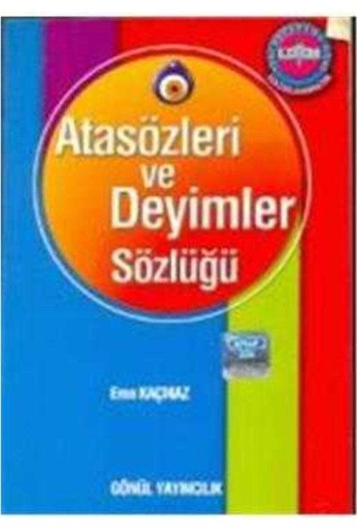 Gönül Yayıncılık Atasözleri Deyimler Sözlüğü