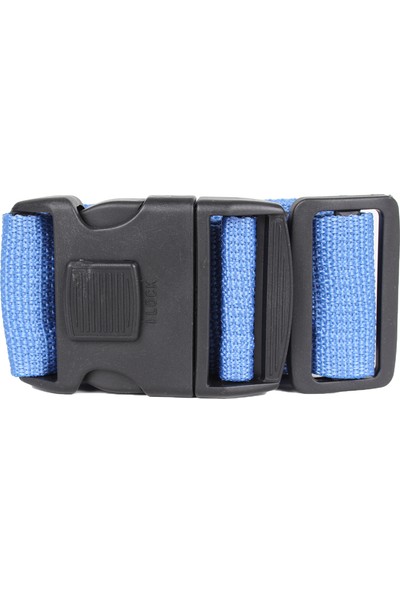 Bagacar Kilitli Valiz Kemeri Mavi