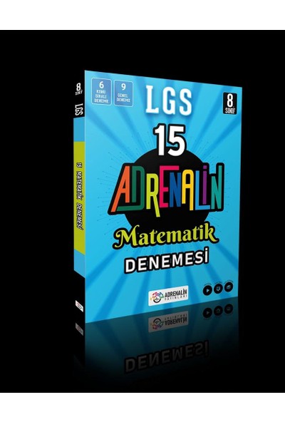 Adrenalin Yayınları 8. Sınıf Matematik 15 Branş Denemesi Adrenalin Yayınları 8. Sınıf Matematik 15 Branş Denemesi