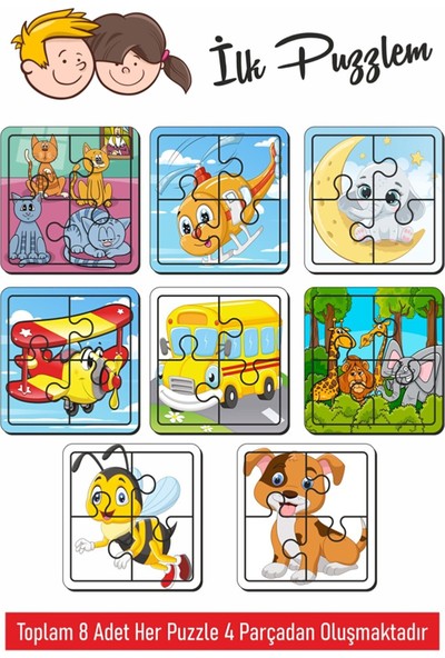 Lipyos Sevimli Arı, Köpek, Kedi, Aydede, Helikopter, Uçak, Hayvanlar, Kediler Oluşan Ahşap Puzzle 4 Parça Puzzle 1689 Lipyos Sevimli Arı, Köpek, Kedi, Aydede, Helikopter, Uçak, Hayvanlar, Kediler Oluşan Ahşap Puzzle 4 Parça Puzzle 1689