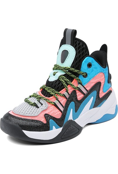 Çocuk Basketbol Ayakkabıları Erkek Yüksek Top Spor Ayakkabı Siyah (Yurt Dışından) Çocuk Basketbol Ayakkabıları Erkek Yüksek Top Spor Ayakkabı Siyah (Yurt Dışından)