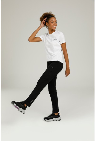 Lumberjack CT322 Mila Track Pants 2f Siyah Kadin Eşofman Lumberjack CT322 Mila Track Pants 2f Siyah Kadin Eşofman