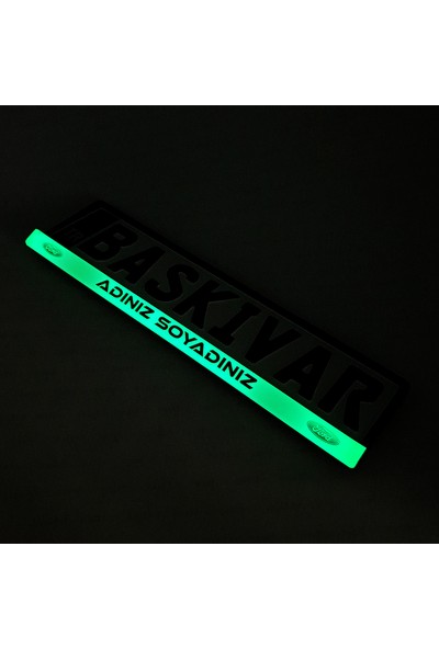 Kişiye Özel Ford Karanlıkta Parlayan Fotolümenli Plakalık