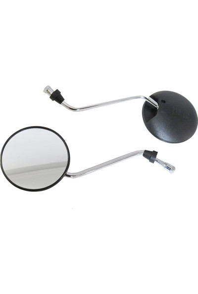 Tvr CG-125 Ayna QY-103-10 mm Yuvarlak Siyah