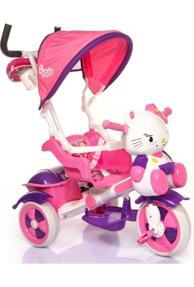 Babyhope Kety 3 Tekerlekli Tenteli Itmeli Bisiklet Pembe