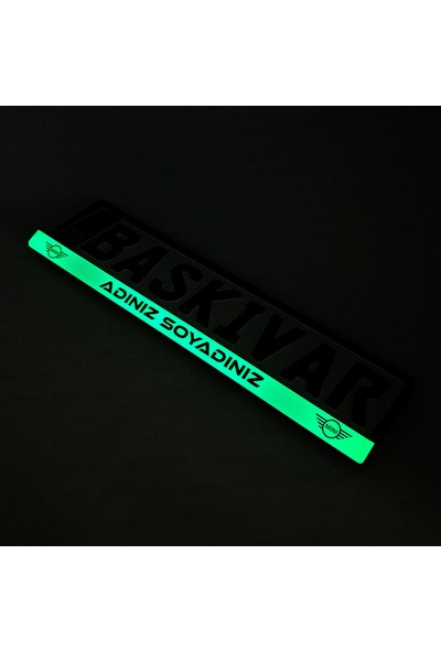 Kişiye Özel Mini Copper Karanlıkta Parlayan Fotolümenli Plakalık Kişiye Özel Mini Copper Karanlıkta Parlayan Fotolümenli Plakalık