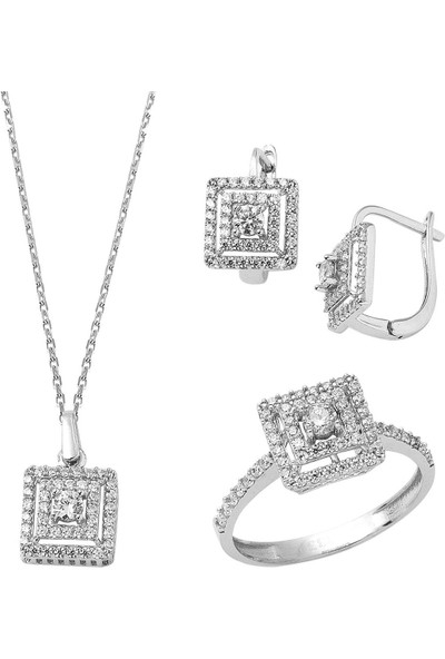 Bilezikci Mia Baget Taşlı Altın Nişan Seti Bilezikci Mia Baget Taşlı Altın Nişan Seti