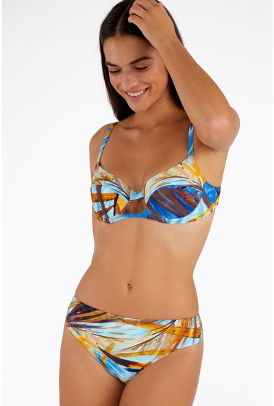 Ayyıldız 40218 Kahve Toparlayıcı Bikini Takımı