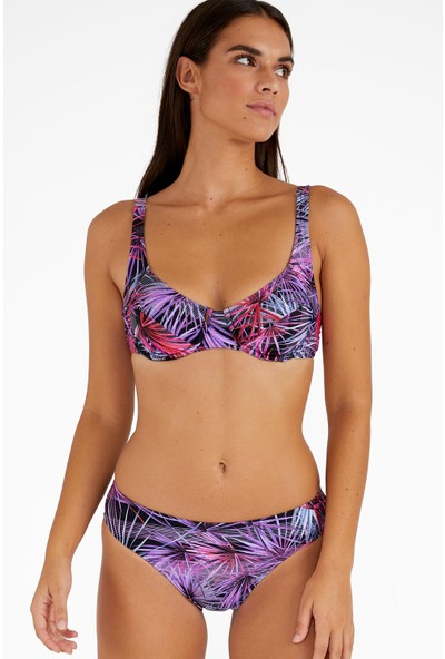 Ayyıldız 40628 Mor Toparlayıcı Bikini Takımı