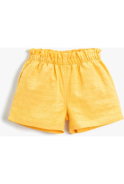 Koton Kız Çocuk Basic Rahat Kesim Şort Pamuklu