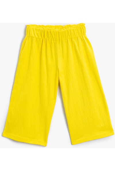 Koton Kız Çocuk Basic Geniş Paça Pantolon