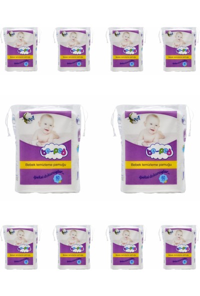 Anne & Bebek Paketi - Be-Ped Bebek Temizleme Pedi - Pamuğu 60'lı Paket x 10 Adet + 200GR Salvin Hidrofil Zigzag Pamuk Anne & Bebek Paketi - Be-Ped Bebek Temizleme Pedi - Pamuğu 60'lı Paket x 10 Adet + 200GR Salvin Hidrofil Zigzag Pamuk