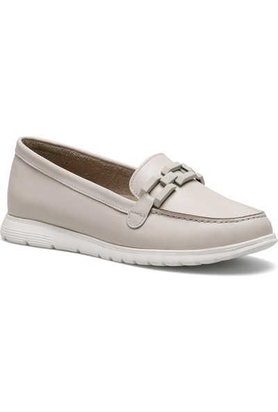 İnci Marıta.z 2fx Bej Kadın Loafer Ayakkabı