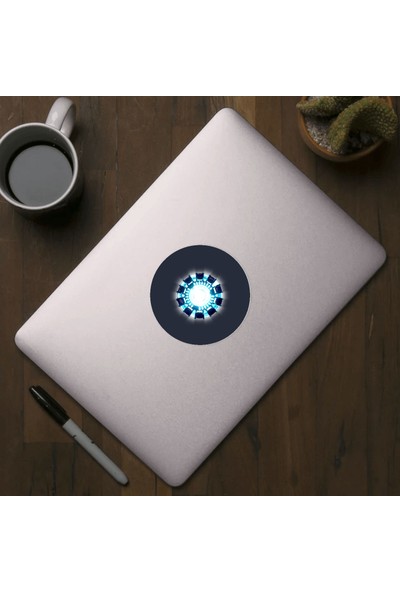 Fizello Tony Stark (iron Man) Arc Reactor Heart Sticker