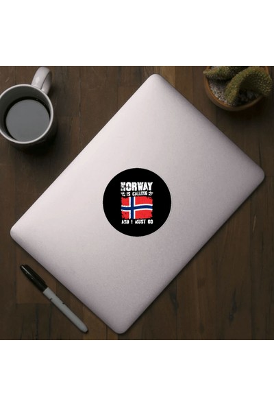 Fizello Norway is Calling And i Must Go Sticker Fizello Norway is Calling And i Must Go Sticker