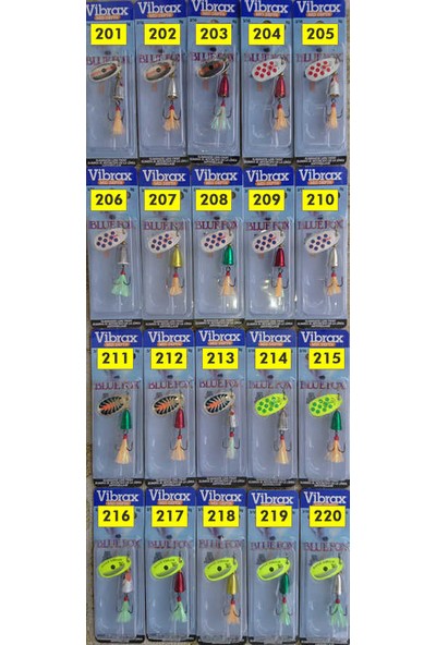 Blue Fox Vibrax No:2 Special Alabalık Kaşığı Blue Fox Vibrax No:2 Special Alabalık Kaşığı