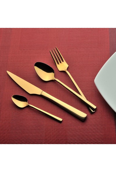 Vinner 30 Parça Gold Çatal Kaşık Bıçak Takımı VNR-2019001