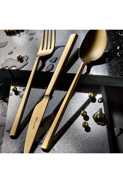 Vinner Sıla Gold 84 Parça Çatal Kaşık Seti SLA003