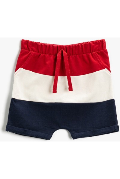 Koton Normal Bel Lacivert Erkek Çocuk Şort - 2SMB40022TK