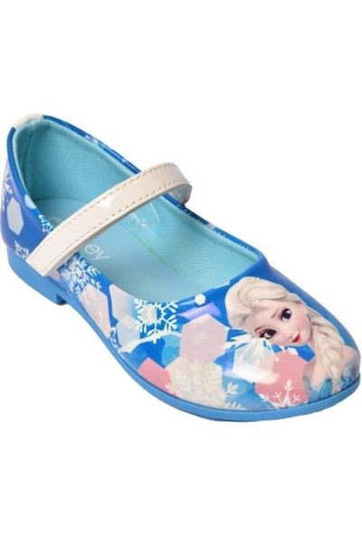 Ellaboni Frozen Elsa Kız Çocuk Babet Ayakkabı Ellaboni Frozen Elsa Kız Çocuk Babet Ayakkabı