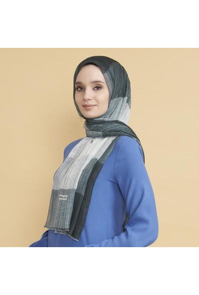 Monalisa Flamlı Digital Şal DG-190 1164 10 Zümrüt Şal