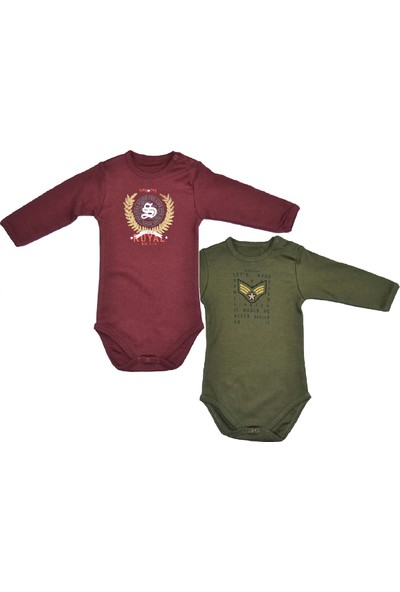 BebePan Military Erkek Çocuk 2'li Body Set 3-30 Ay
