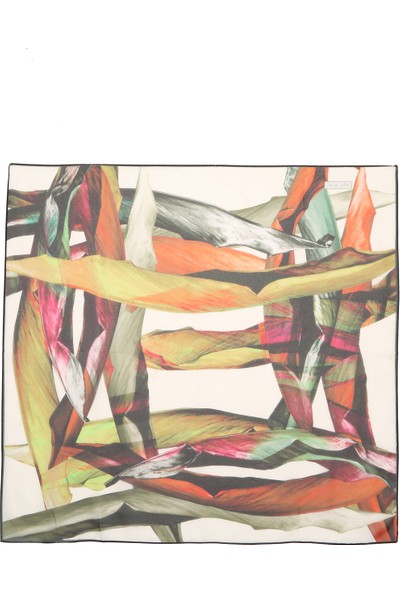 Aker 6812816952 Çok Renkli Kadın Desenli Şal