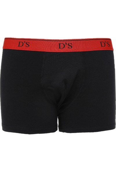 Ds Damat 3''lü Gri - Siyah Erkek Boxer