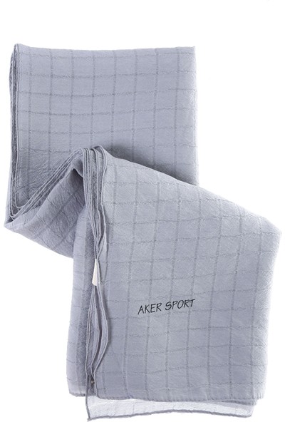 Aker Eşarp 1060800972 Gümüş Kadın Düz Şal