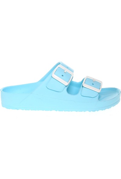 T-Box Mavi Kadın Terlik - Nadıa T-Box Mavi Kadın Terlik - Nadıa