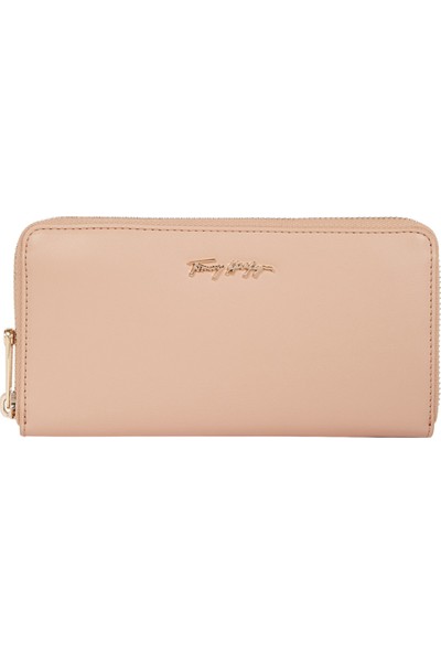 Tommy Hilfiger AW0AW11619ABR Bej Kadın Cüzdan